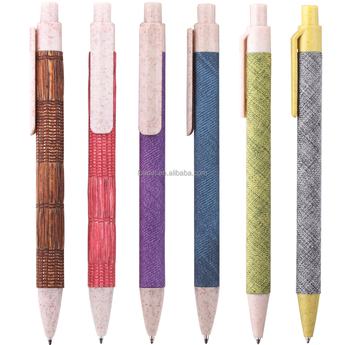 Promotional 1.0mm Recycled Personalized Pen Custom Eco Friendly Pen ...