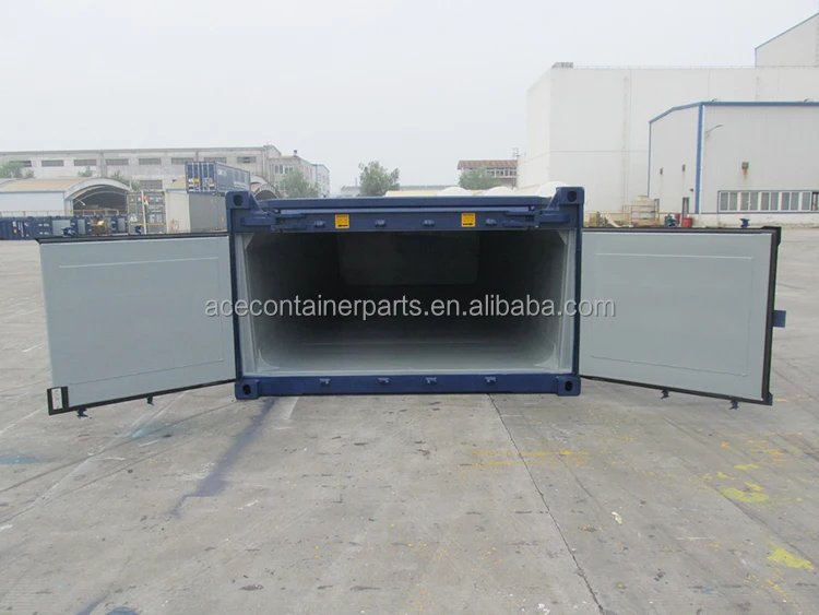 20ft 20 Hard Open Top Half Height Opening Shipping Container with Wood ...