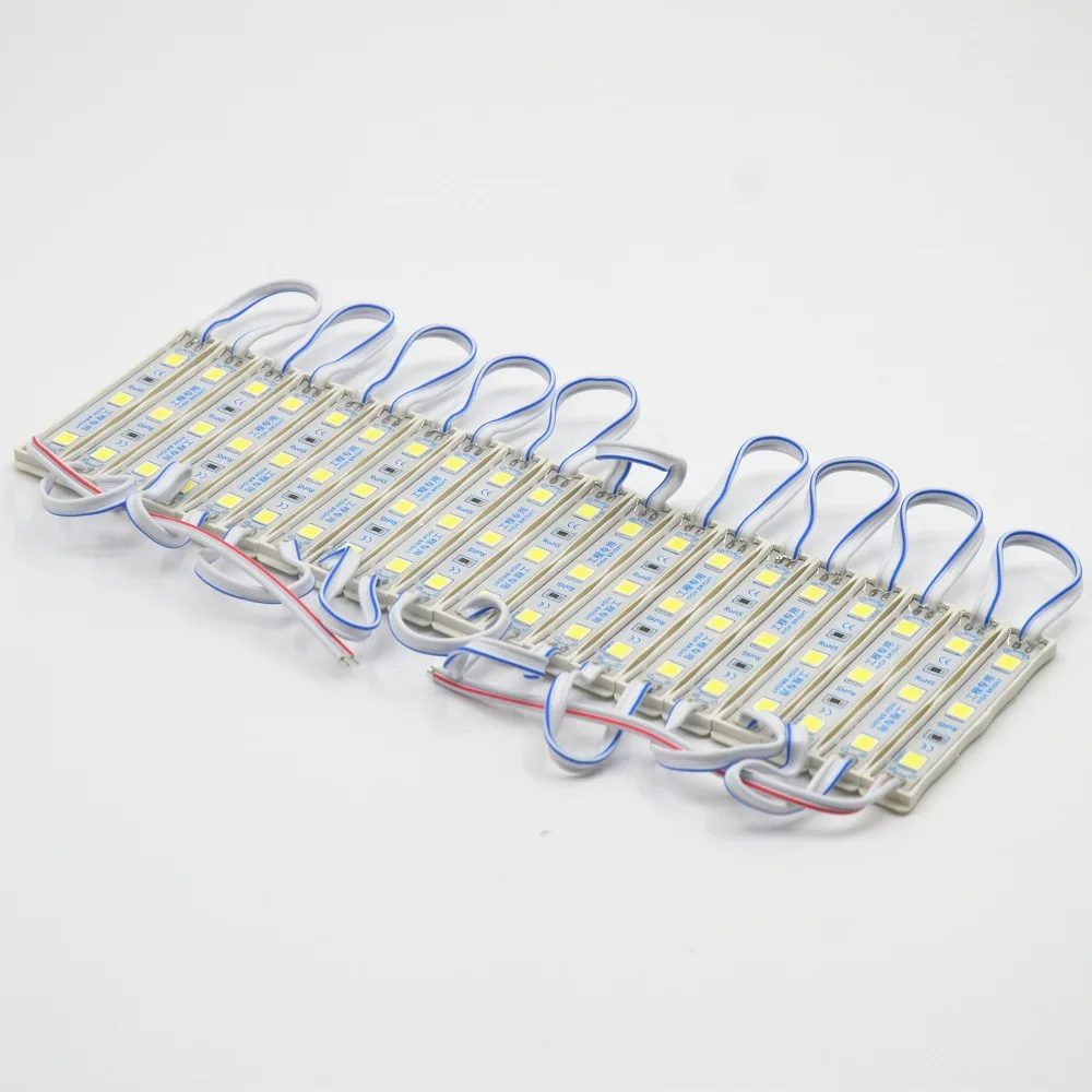10pcs/lot LED Module 5054 3 LED DC12V Waterproof Lighting
