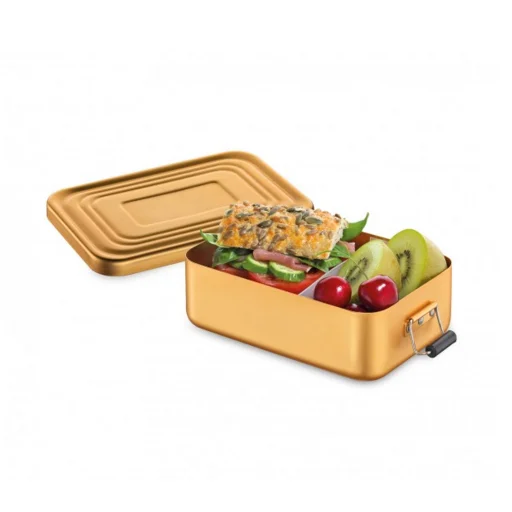 Aluminum Tiffin Lunch Box Outdoor Food Grade Hiking Storage Boxes Bento ...