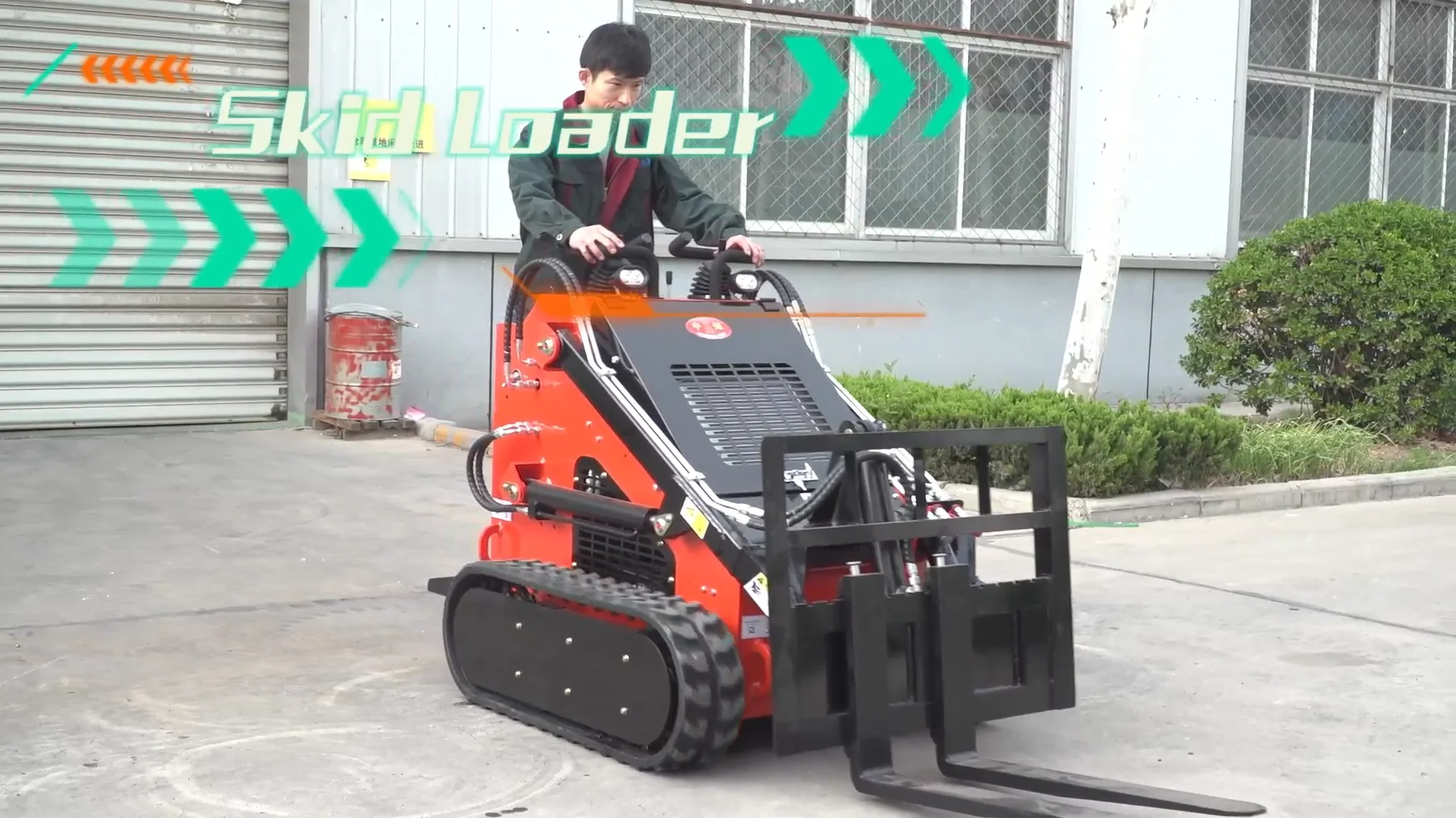 Crawler Skid Steer Loader Construction Excavation Crushing Small Shovel ...