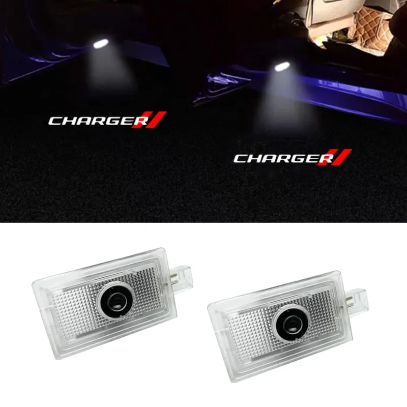 Car Door Logo Light Projector LED Welcome Lights for Dodge Charger