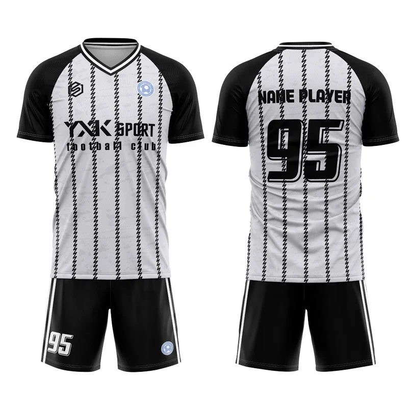 Custom Club Soccer Uniforms Soccer Kit Short Sleeve Soccer Wear ...