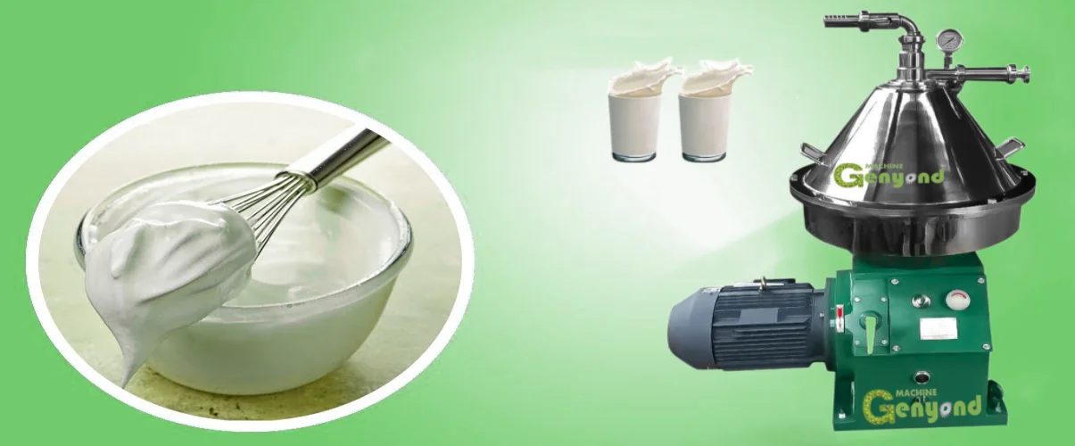 Efficient Separation of Milk Cream with Disc Stack Centrifuge