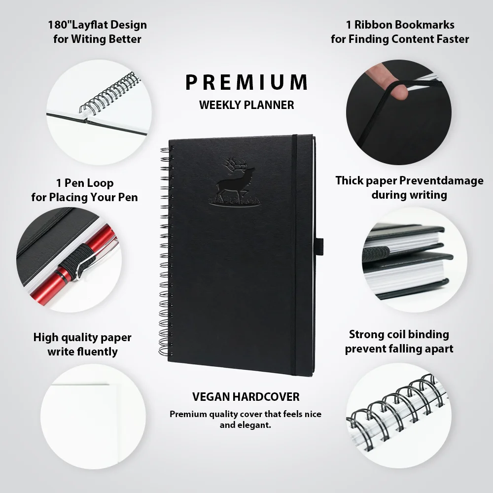 Wholesale Journal Daily Planner - Customized A5 Hardcover