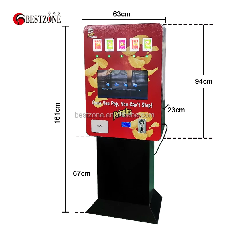 Prinlges Automatic Dispenser Potato Chips Vending Machine Crisps ...