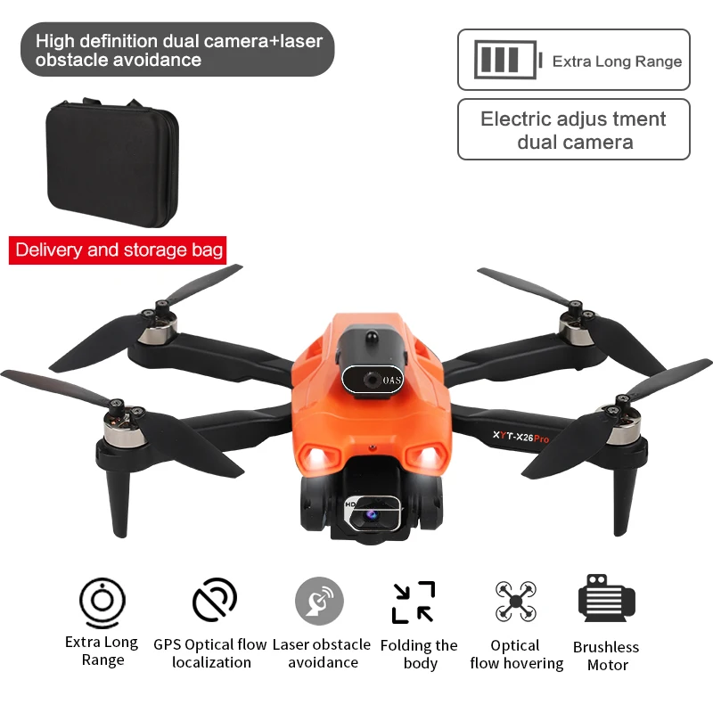 2023 Original Hoshi Jjrc X26 Drone Rc Obstacle Avoidance Drone With 4k ...