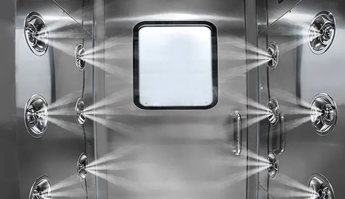 Clean Room Stainless Steel Air Showerr Booth Decontamination Chamber ...