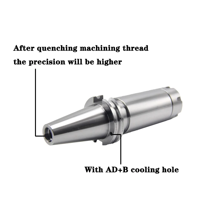 Din69871 Sk40 Cone Er40 Collet Chuck Tool Holder Dat40 With Ad+b ...