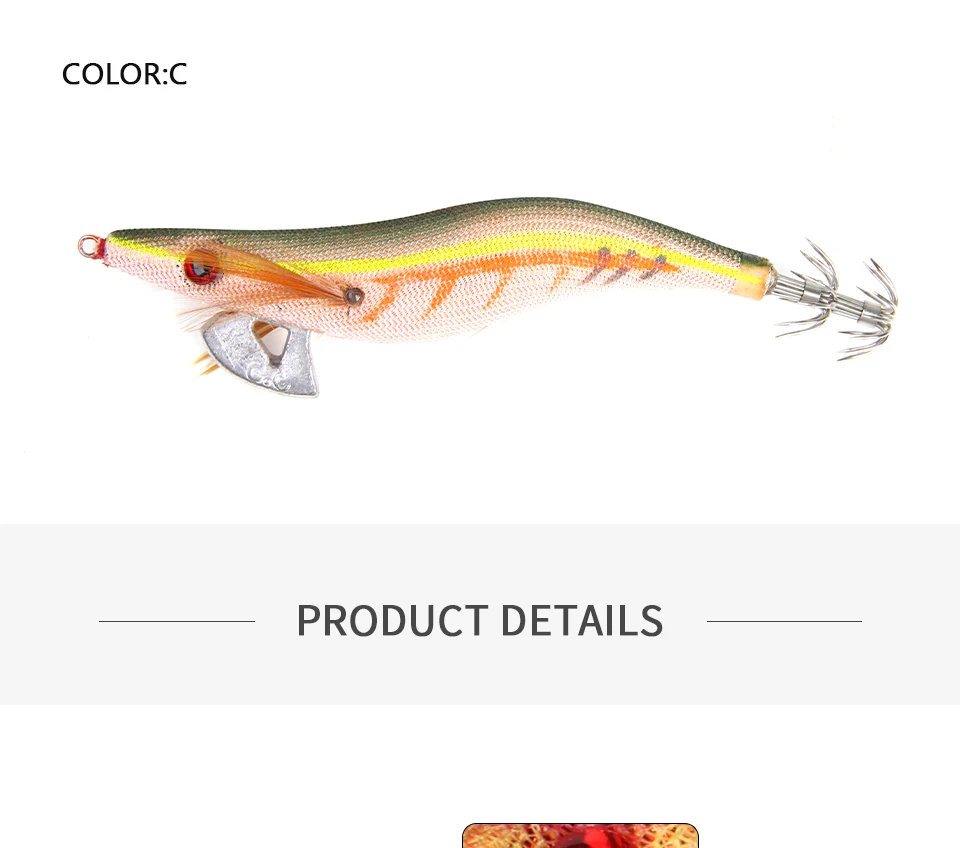 Letoyo Egi Squid Jig Lure 3.5# Lead Head Fishing Lures High Quality Squid Jig For Fishing - Buy ...