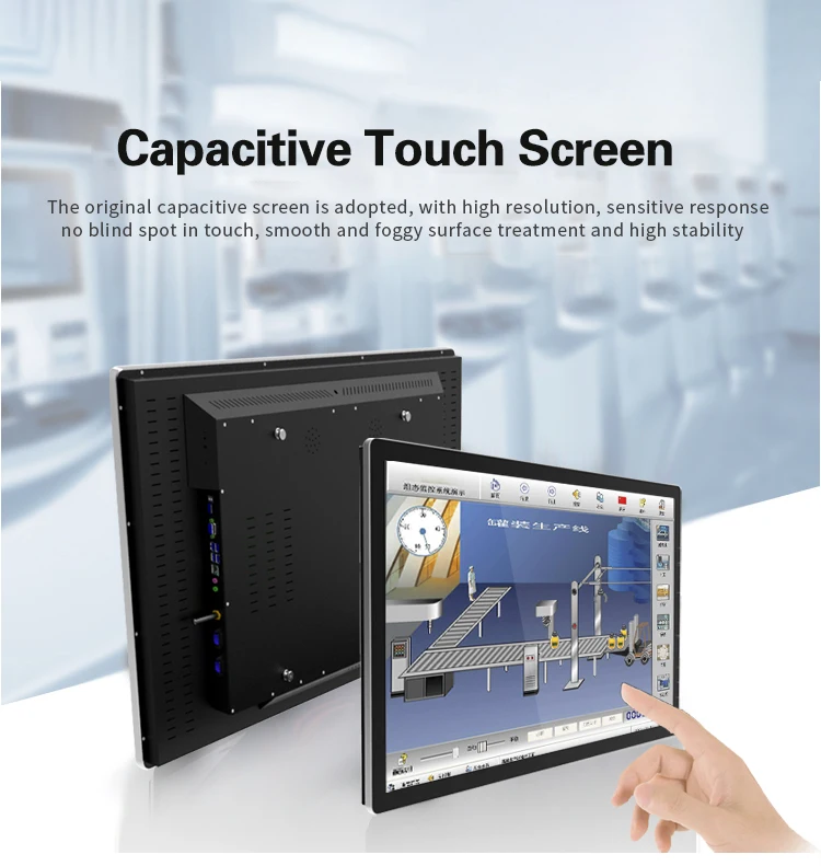 27 32 43 Inch 1920x1080 Android System Wall Mounted Lcd Display Waterproof Industrial Capacitive ...