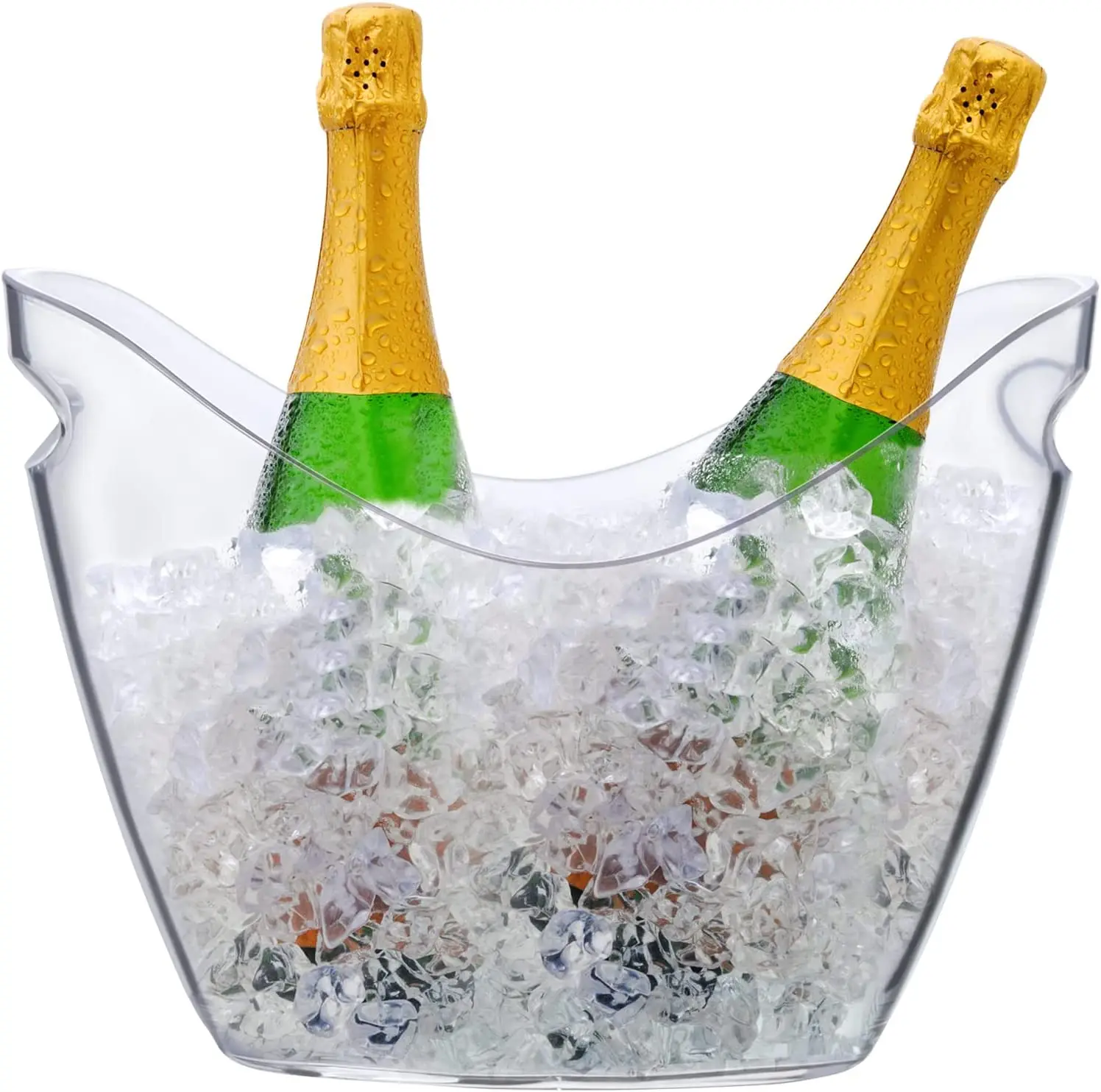 Ice Chilling Eco-Friendly Square Fruit Vegetable Tray Double Layer ...