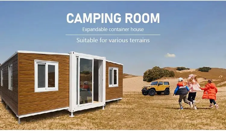 20FT Expandable Prefab Tiny Home 1 Balcony Complete Bathroom 2 ...