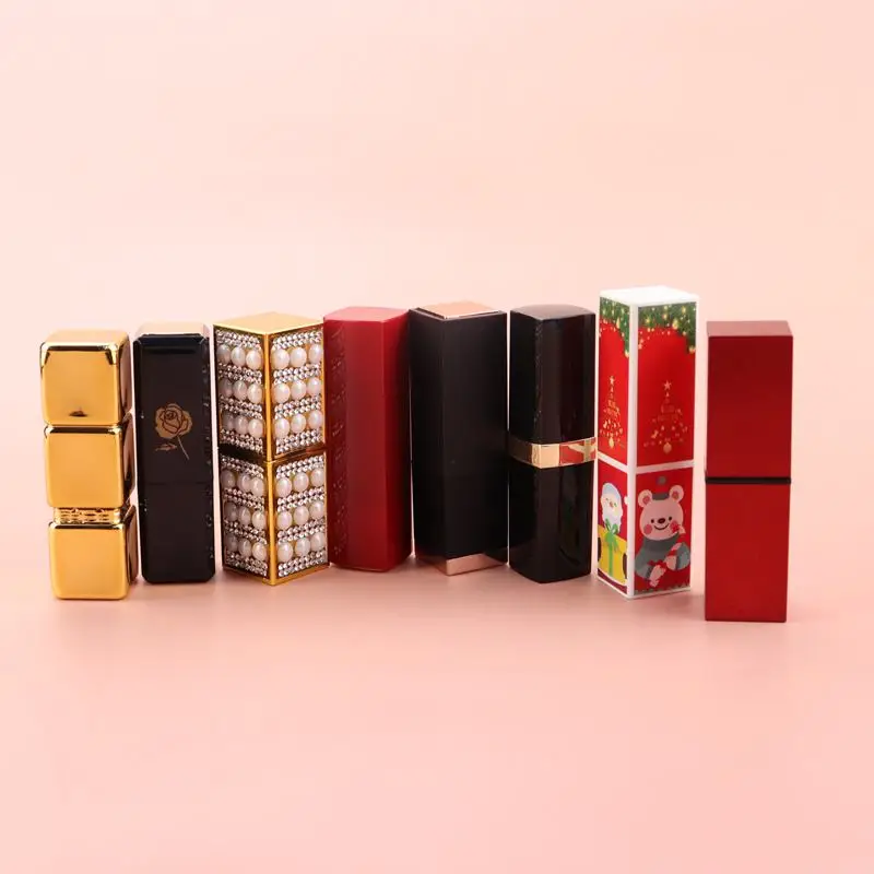 CF Fashion Custom Metal Square Luxury Empty Lipstick Tubes
