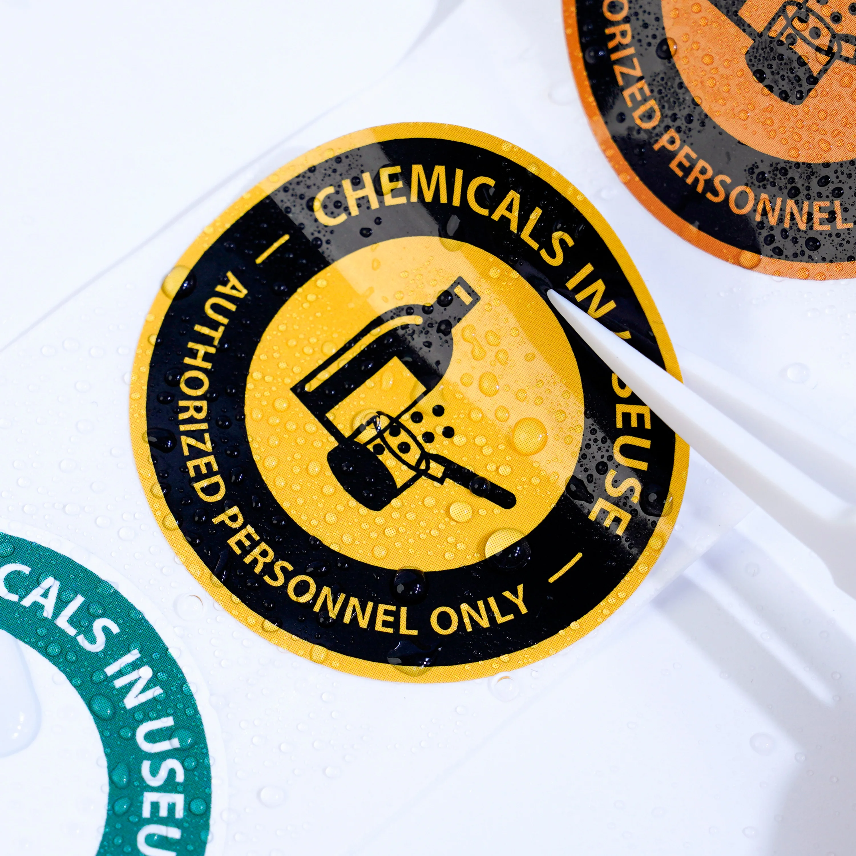 Custom Printing Logo Circle Packaging Label Stickers Paper Vinyl ...