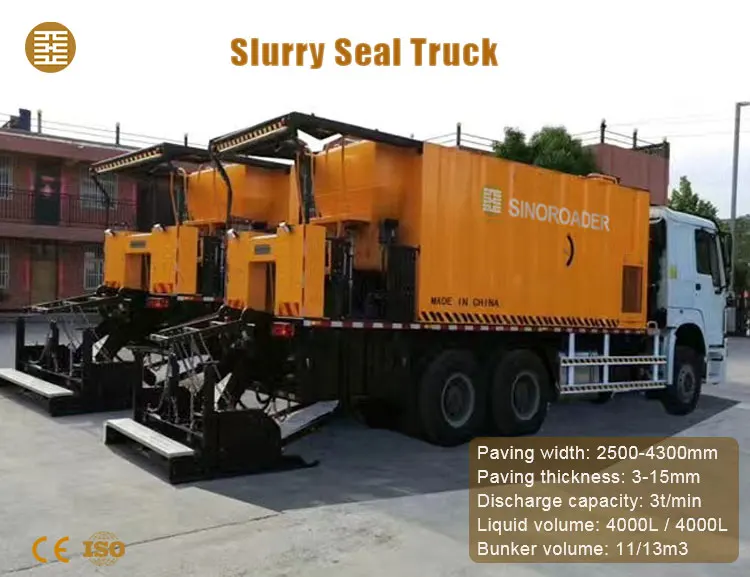 Micro-surfacing Paver Slurry Seal Truck - High Efficiency