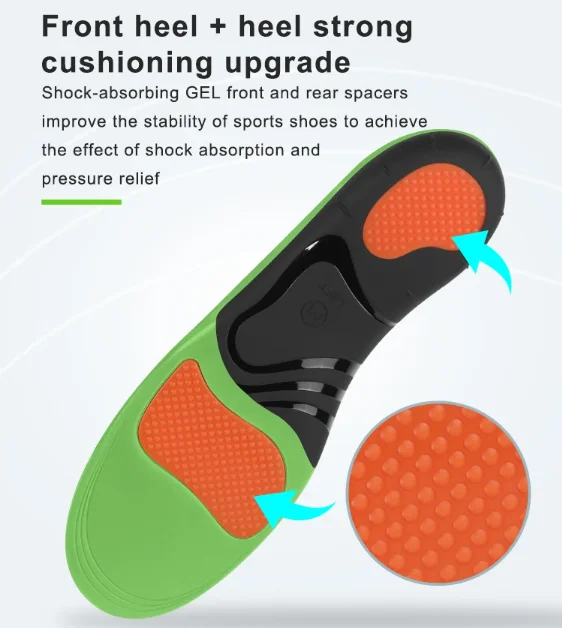 Orthotic Insoles with Arch Support - Customizable Comfort