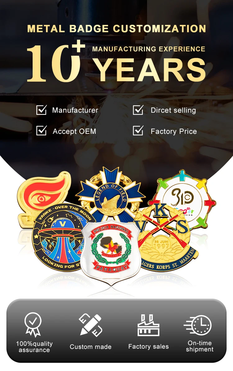 Custom Metal Badge Metal Brooch Pins/ Lapel Pin/custom Hard Enamel Pins ...