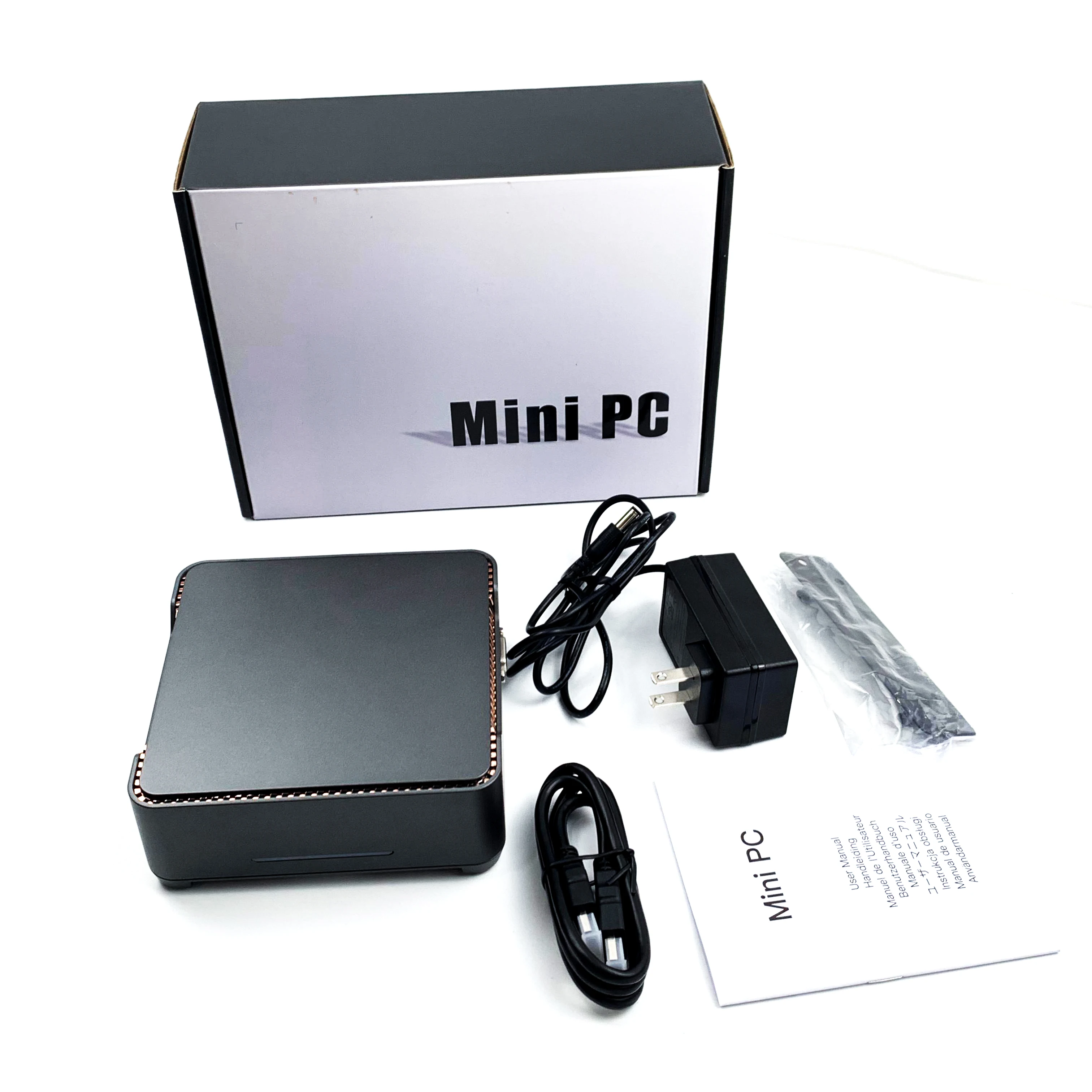 Cheap Mini PC N100 Windows10/11 RAM 8GB USB3.0 Type-C 4K Dual HD-MI ...