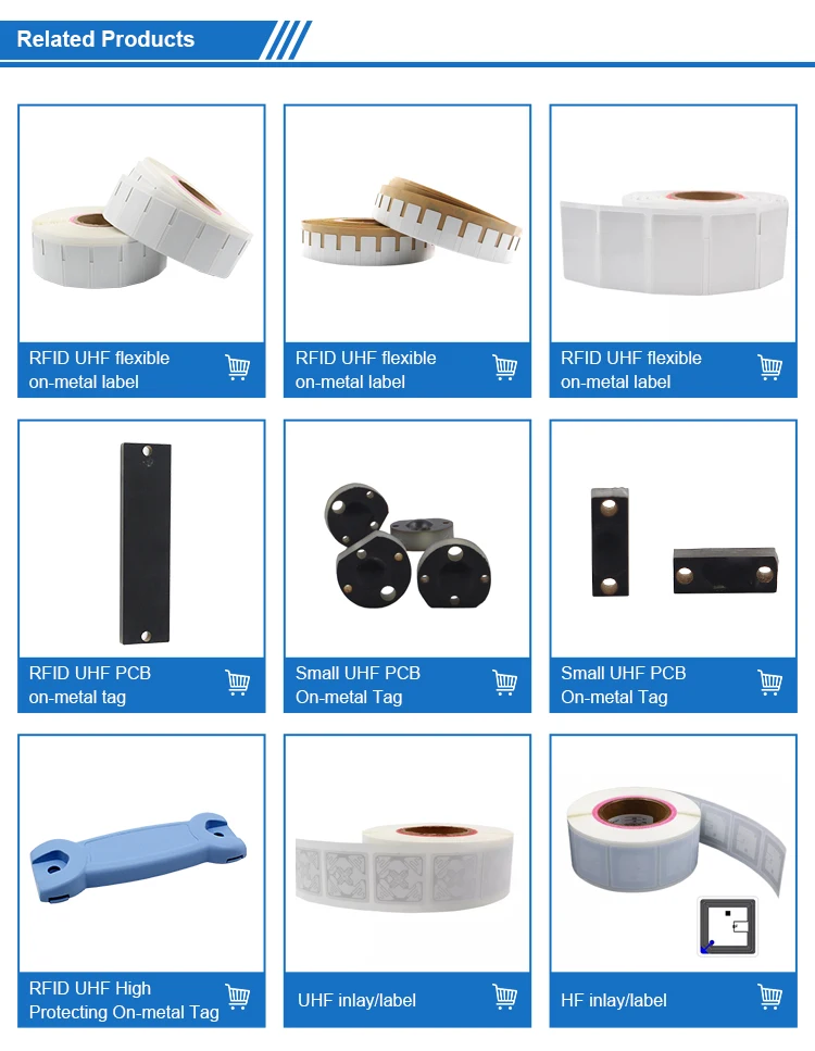 Nxp Icode Slix/slix2/slix-s/slix-l/sli/sli-s 13.56mhz Hf Rfid Tag Label ...