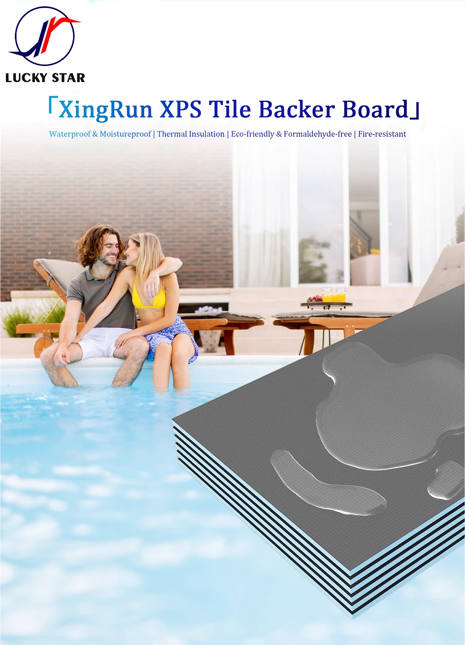 High Compressive Density XPS Fiberglass Cement Exterior Wall Xps Foam ...