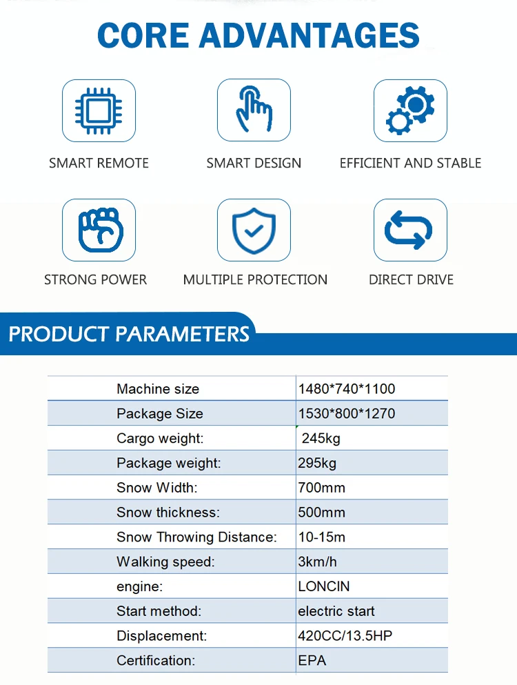 High Quality Snow Thrower with 13hp Engine - Cheap & Efficient