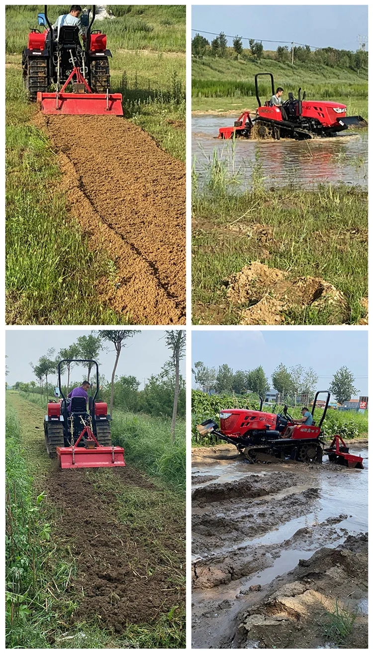 Hot Sales Crawler Tractor 25hp Rice Paddy Field Light Crawler Tractor ...