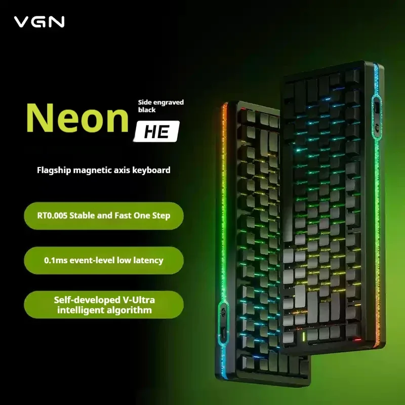 Vgn Neon Magnetic Axis Keyboard 75 E-sports Customization Gasket Hot ...