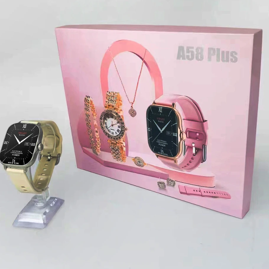 2024 New Desig Fashion Girls Ladies Smartwatch Health Sleep Body ...