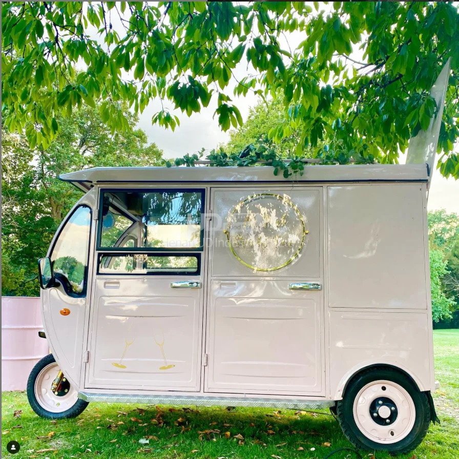 Electric Tap Truck Vintage Mobile Bar Food Truck Tricycle Three Wheels ...