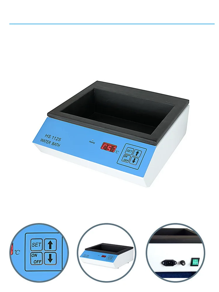 Temperature Controlled Water Bath Durable Lab Water Bath 200 W Shaking ...