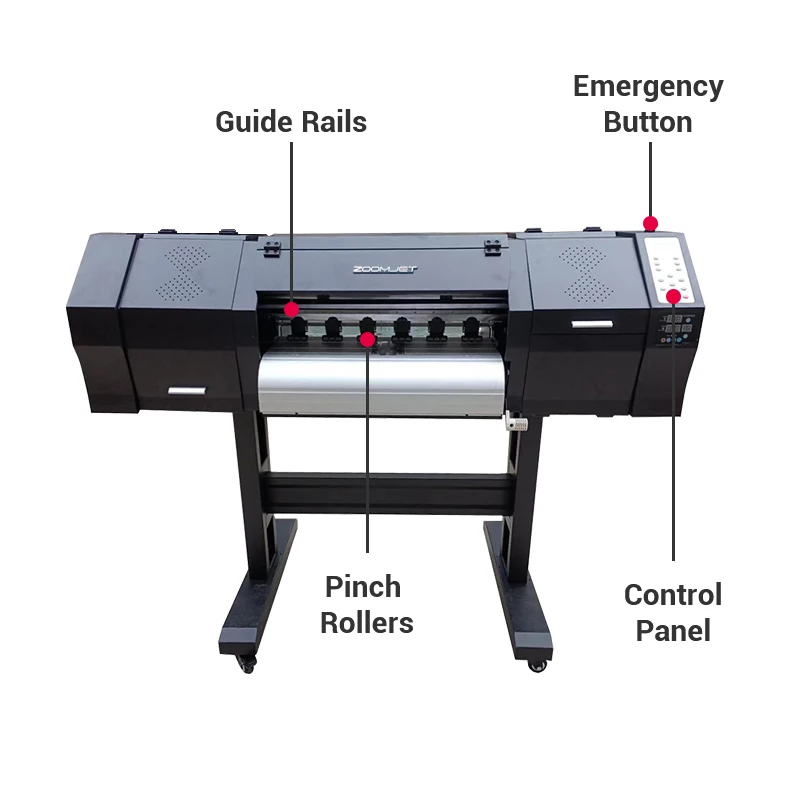Zoomjet Superior Quality 60cm Dtf Printer White Ink Printing Machine ...