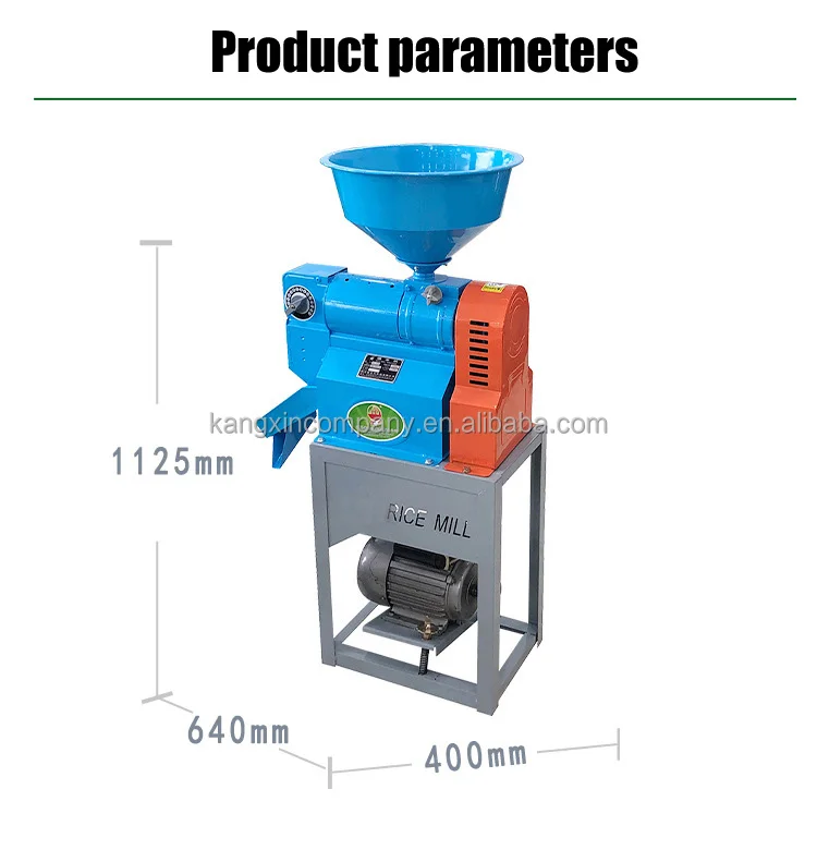 Easy Operation Automatic Portable Rice Millet Milling Machine Paddy ...