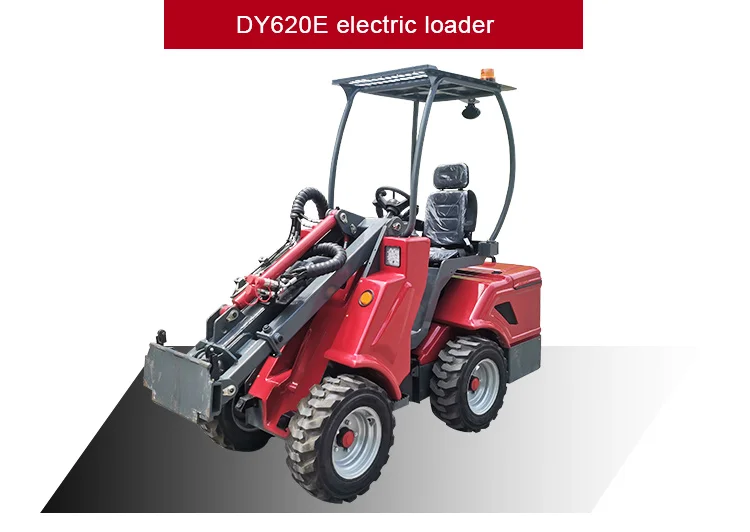 Taian Dy620 Articulated Electric Mini Wheel Loader With Quick Hitch ...