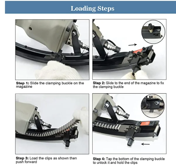 M65 Nail Gun Machine for Mattress Pneumatic Clinch Clipping