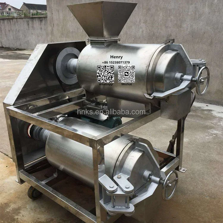 Industrial Stainless Steel Mango Pulper - Efficient Juice Making Machine