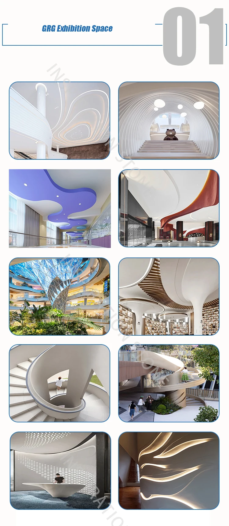 Latest and Simple False Ceiling Designs GRG Glass Reinforced Gypsum ...