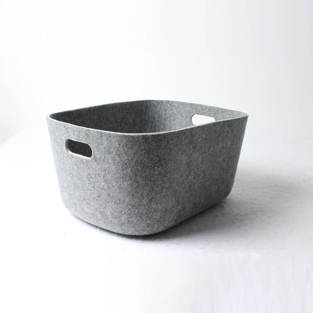 Eco Recycled Pet Felt Integrated Molding Storage Basket Clothes ...