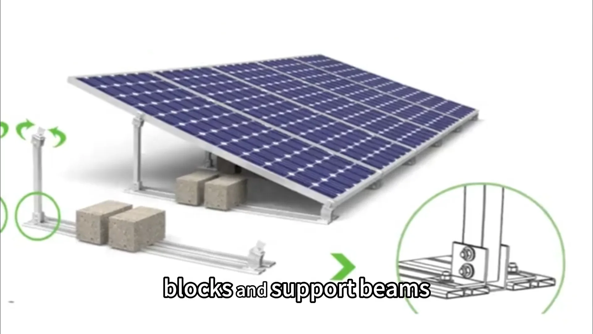 10kw Off Grid Solar Panel Mounting Brackets Carport Aluminum Supports ...