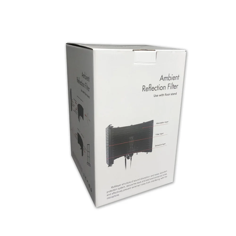 Gaz-500a Studio Microphone Soundproofing Acoustic Foam Panel Soundproof ...