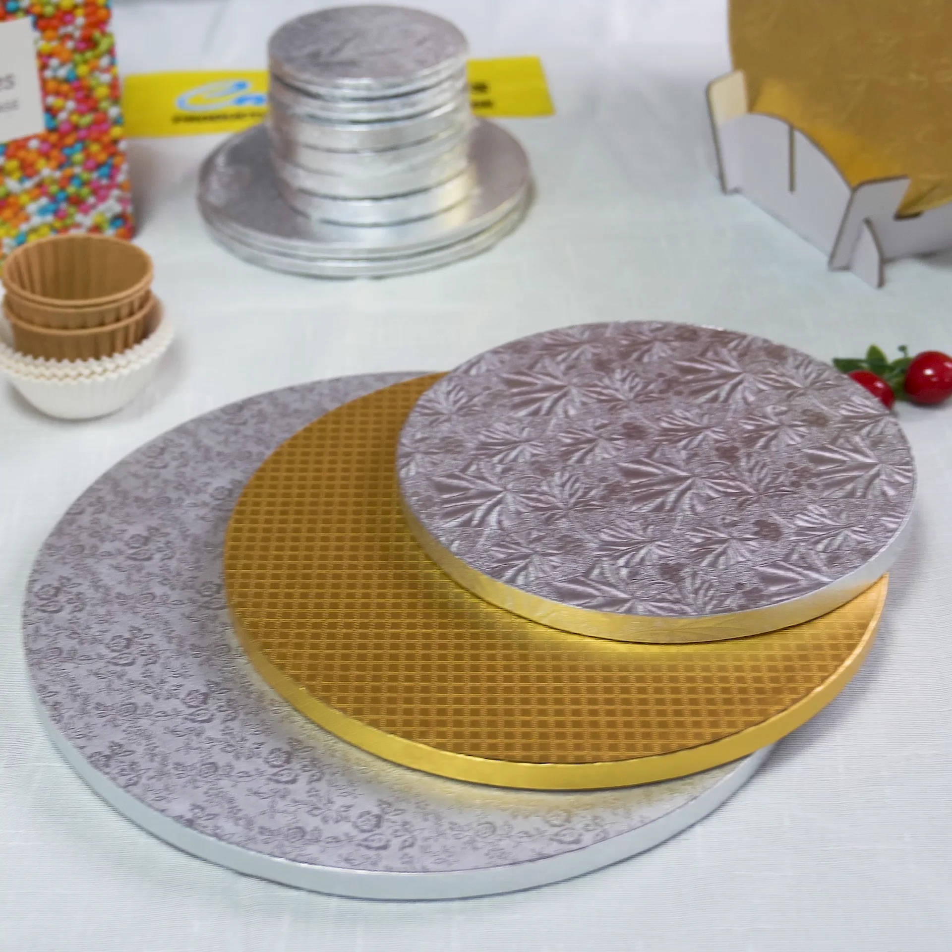 Customized Design Wholesale Disposable 6-20inch Size Cake Board ...