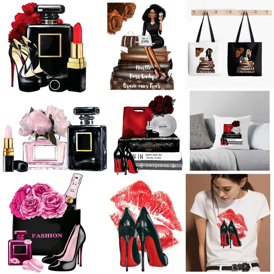 Luxury Women Clothes Designer Prints Logo Stickers For Clothes Printing ...