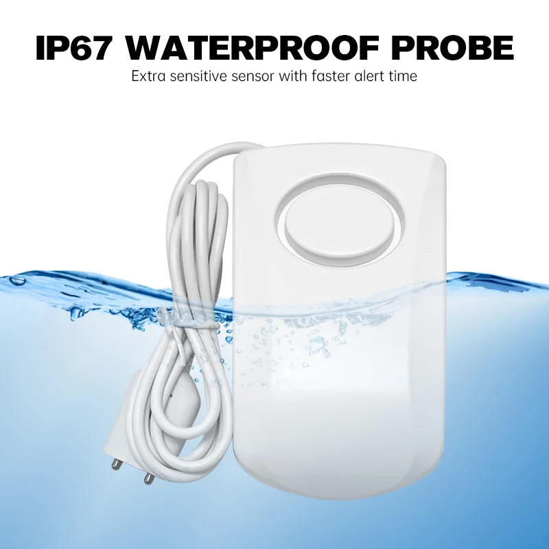 Floor Level Overflow Water Alarm Water Leak Detector For Home/bathroom ...