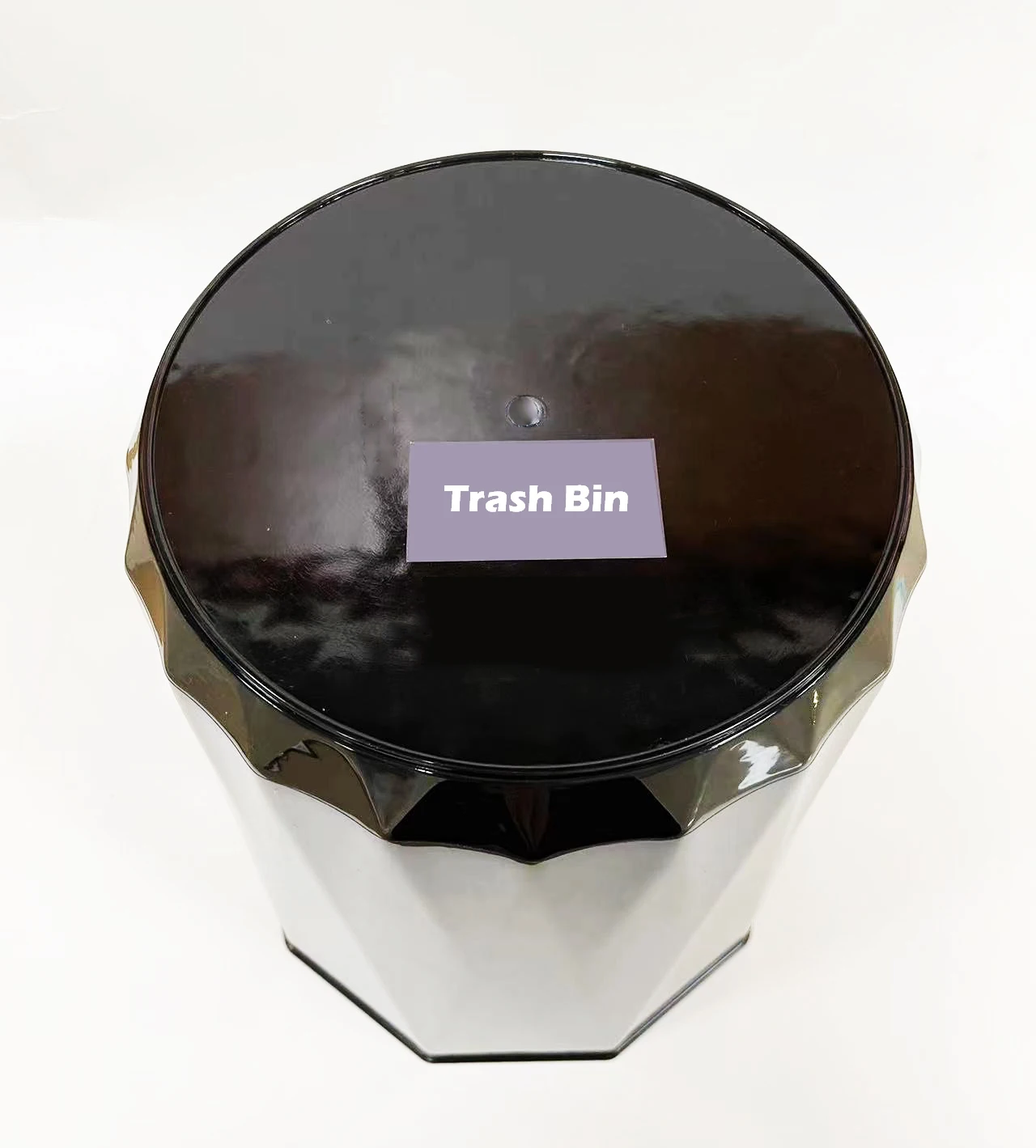 Clear Plastic Trash Cans Wastebasket Garbage Container Bins For ...