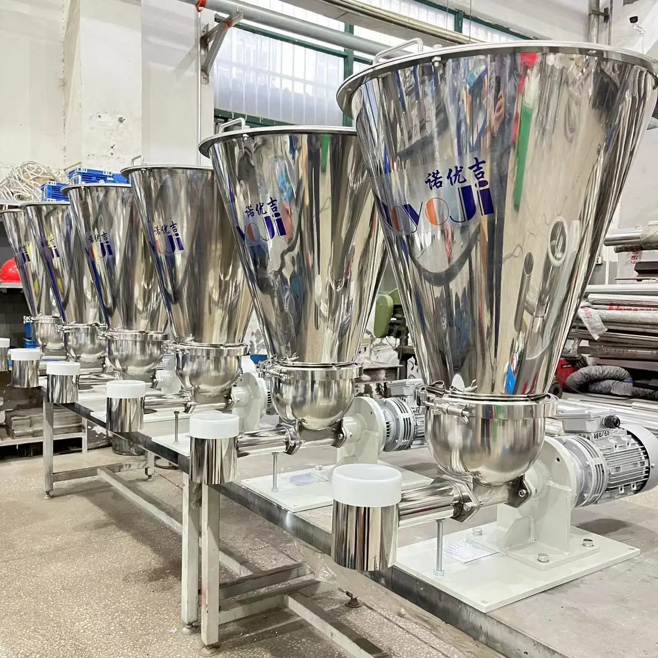 Used Mini Hopper Screw Volumetric Dosing Feeder for Food Manufacturing ...