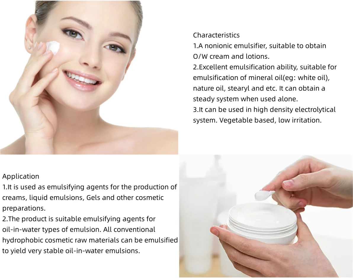 Emulsifying-agent Fatty Alcohol Polyoxyethylene Ether Raw Cosmetic ...