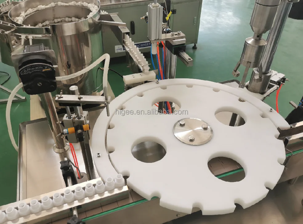 Higee Automatic Star Wheel Type Nasal Spray Bottle Dispenser Capper ...