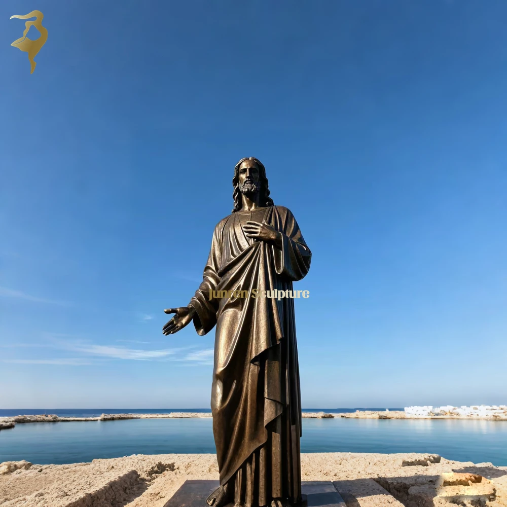 Large Outdoor Antique Religious the Redeemer Statue Jesus Bronze Jesus ...