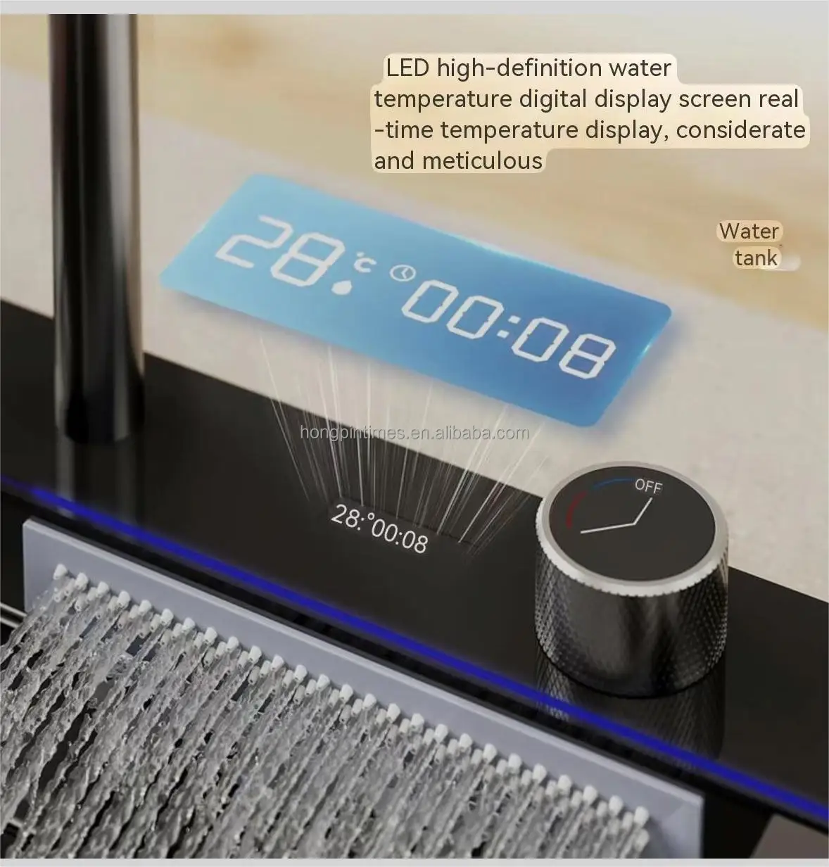 Complete Whole Set Waterfall Kitchen Sink Big Single Bowl With Dish ...