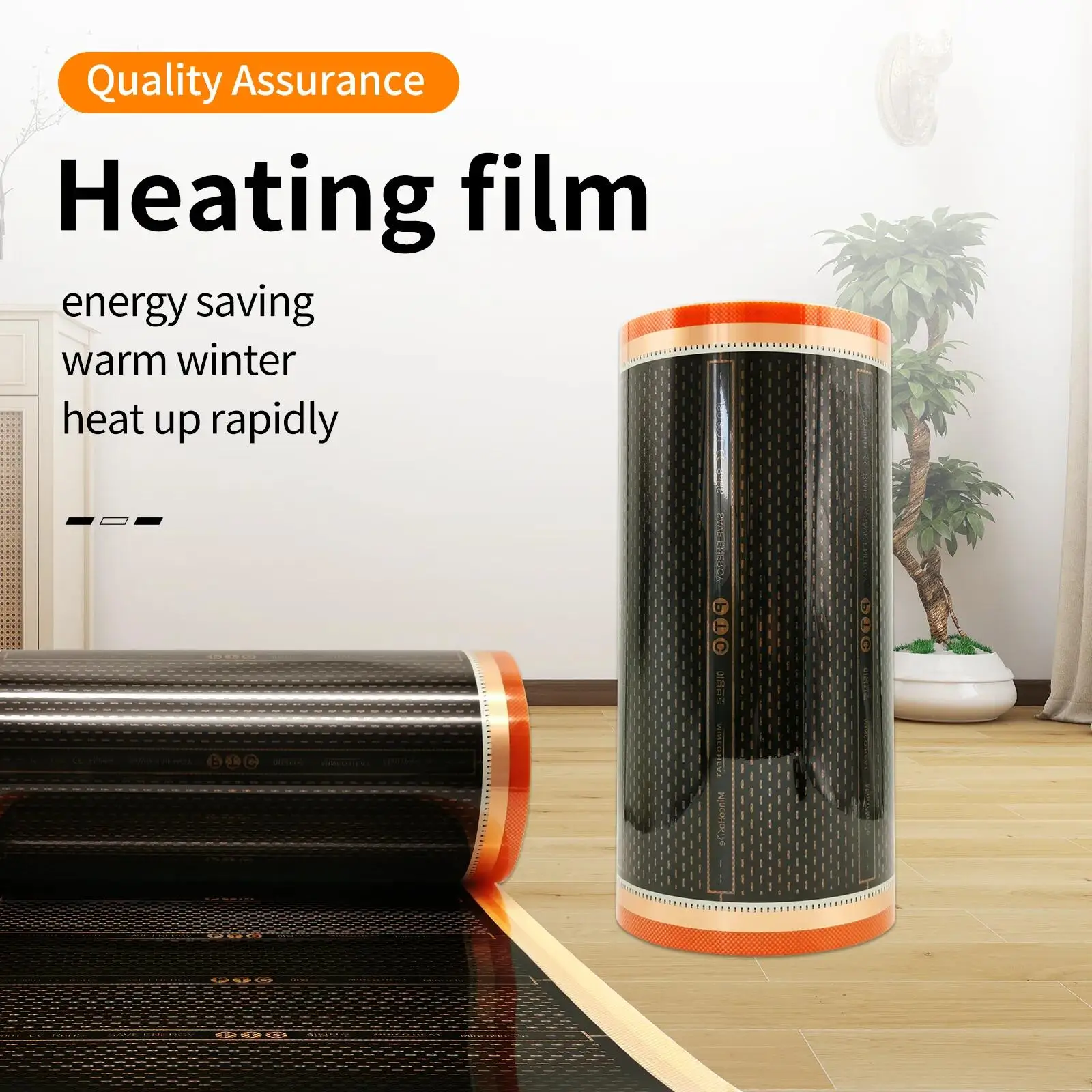 Efficient 150w/m2 Graphene PTC Heating Film for Warm Floors